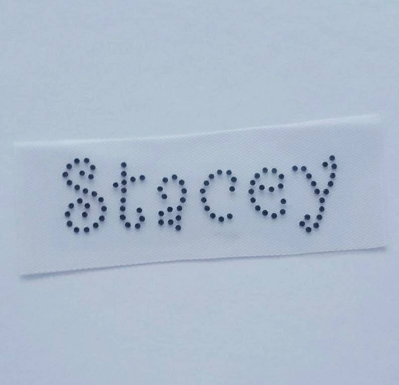 Personalized Name Appliqué, Custom Name Patch, Rhinestone Name, 1.5 ...