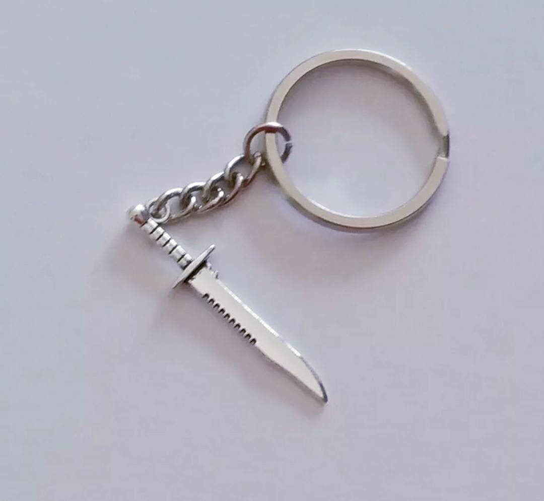 Combat Knife Keychain, Military Bayonet Tactical Blade Keychain, Sword ...