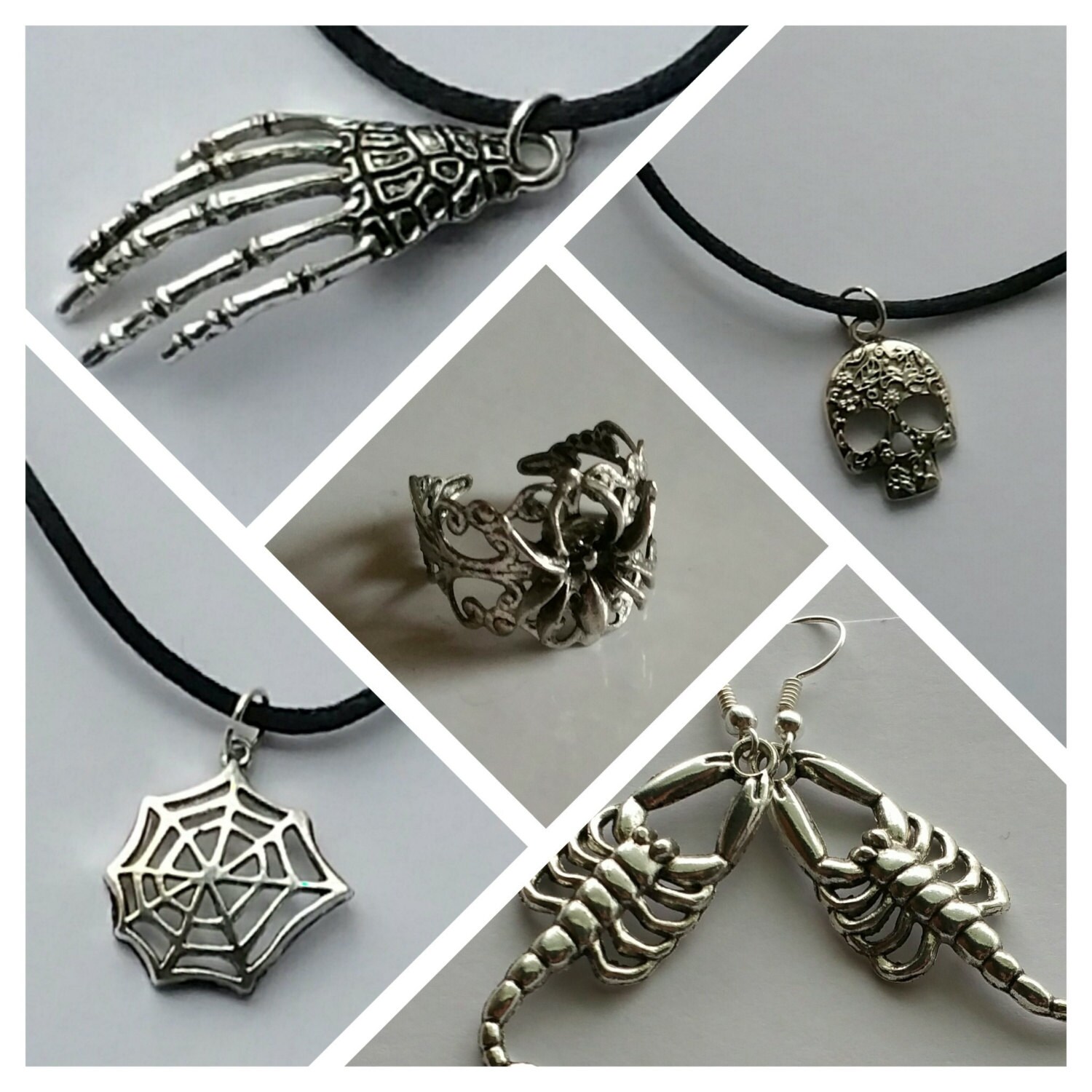 Skeleton Hand Pendant Necklace Anatomical Hand Pendant | Etsy