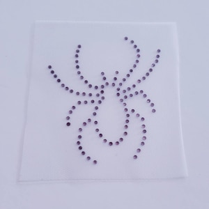 Spider Appliqué, Spider Rhinestone Transfer, Arachnid Iron On ...