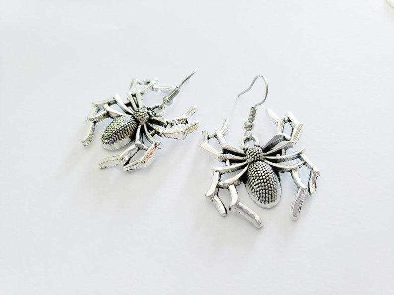 Gothic Spider Dangle Earrings, Spider Earrings, Gothic Jewelry ...