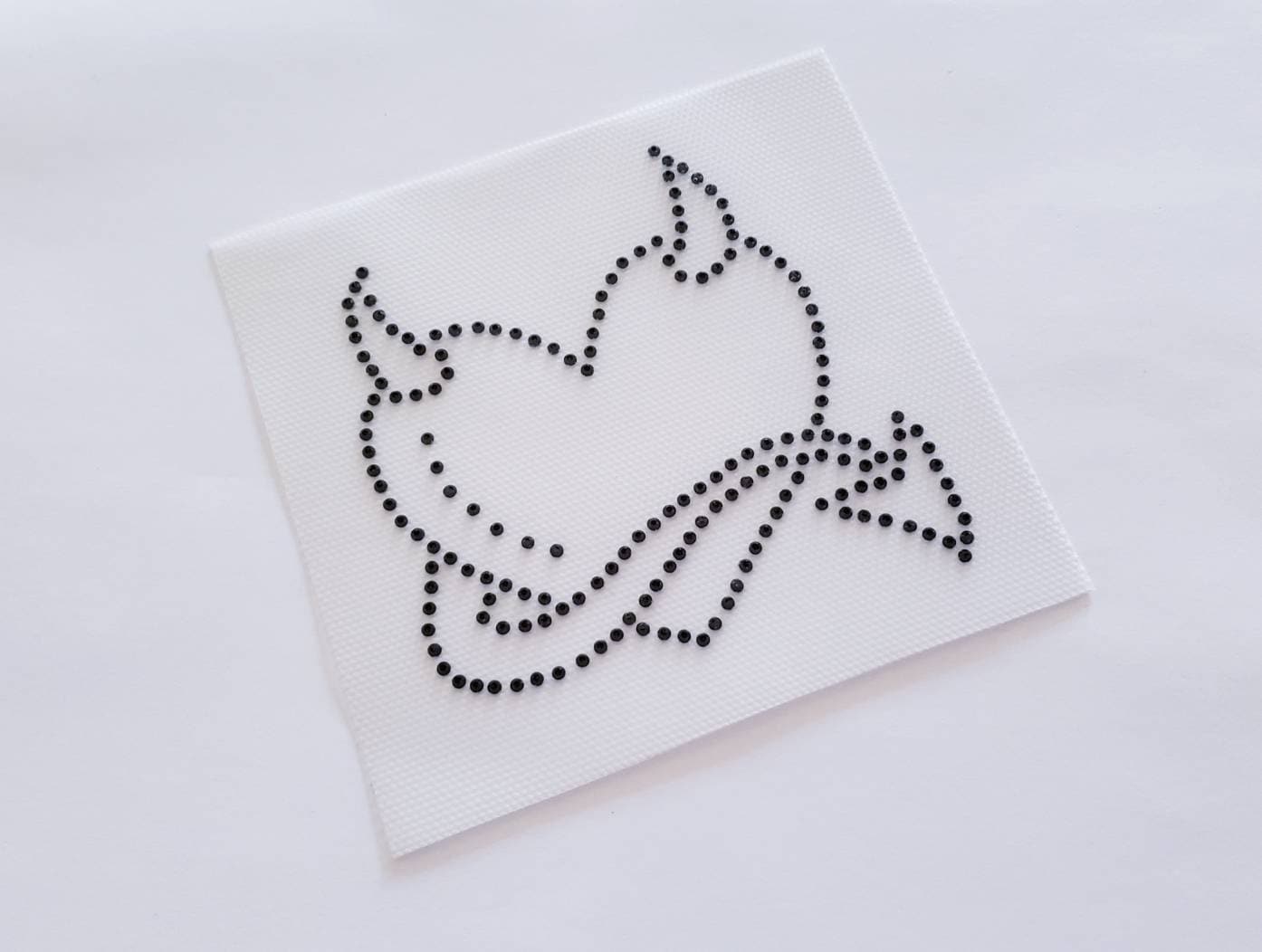 Devil Heart Rhinestone Appliqué Rhinestone Heart with Horns | Etsy