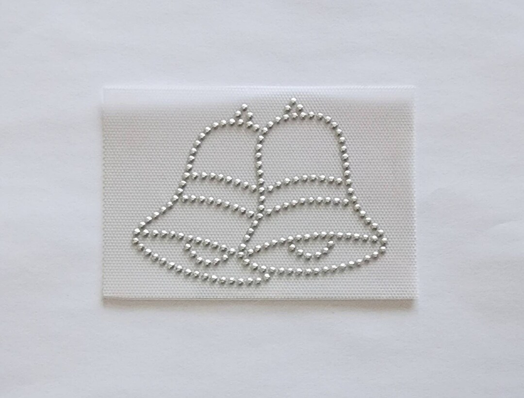 Silver Bells Appliqué, Iron on Bells, Christmas Bells, X-mas Bells ...