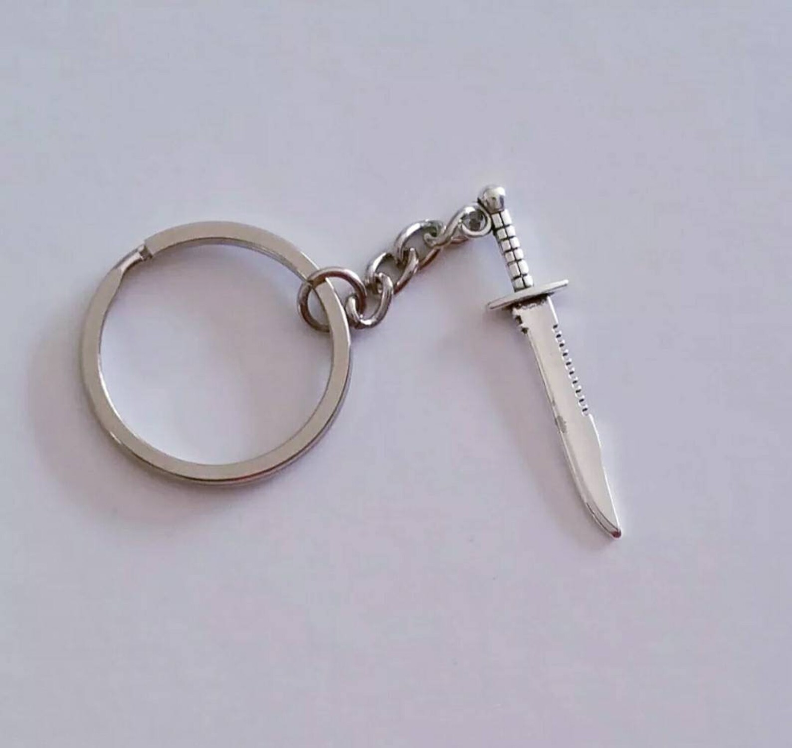 Combat Knife Keychain, Military Bayonet Tactical Blade Keychain, Sword ...