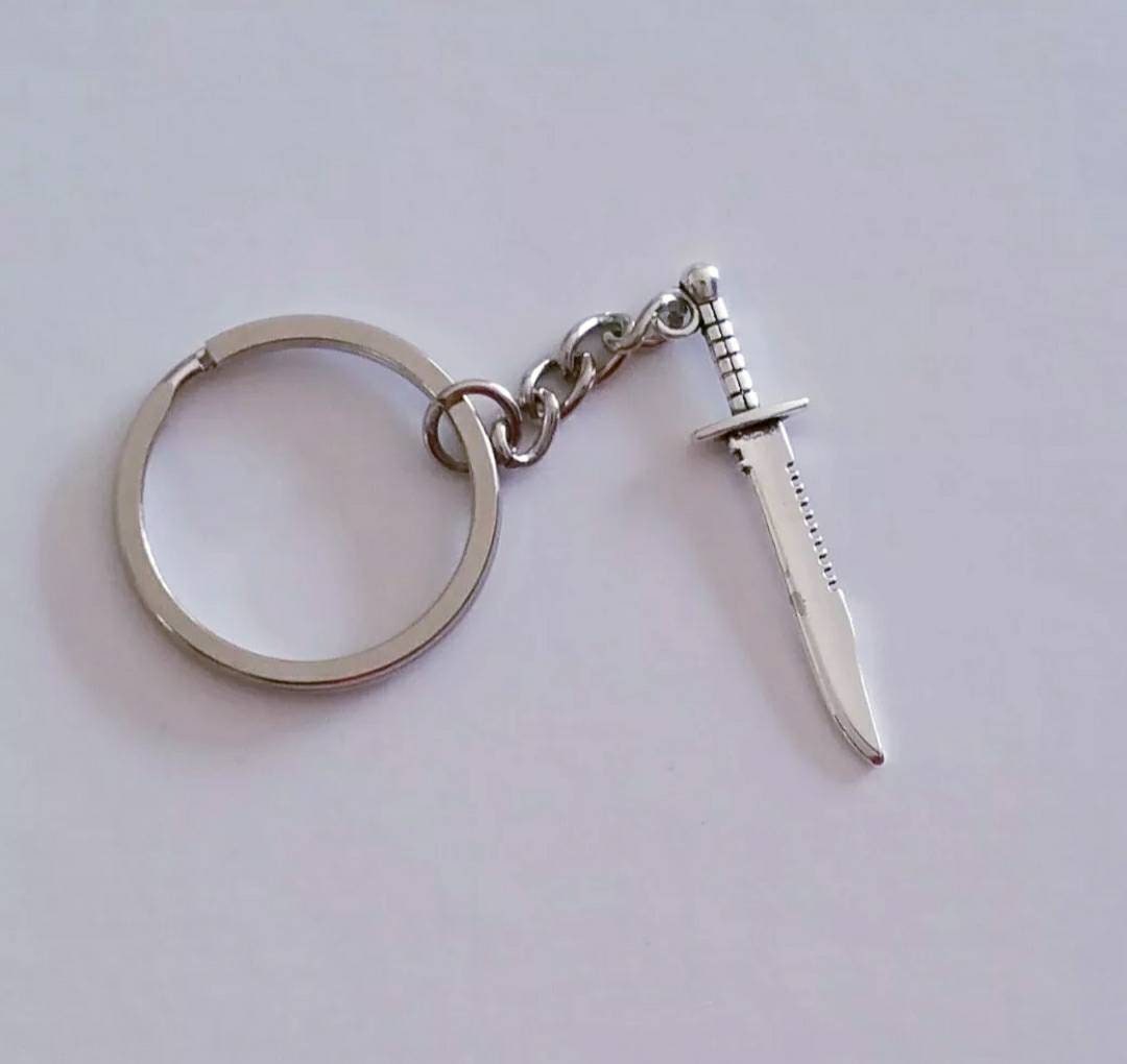 Combat Knife Keychain Military Bayonet Tactical Blade | Etsy