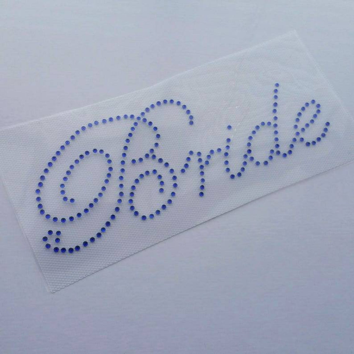 Crystal Bride Script Rhinestone Appliqué Rhinestone - Etsy