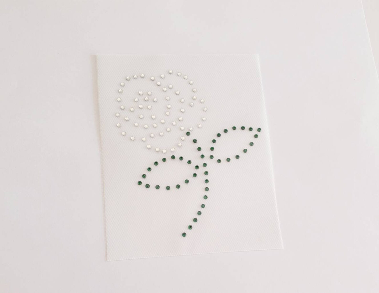 Rose Rhinestone Appliqué Rhinestone Rose Transfer Flower - Etsy