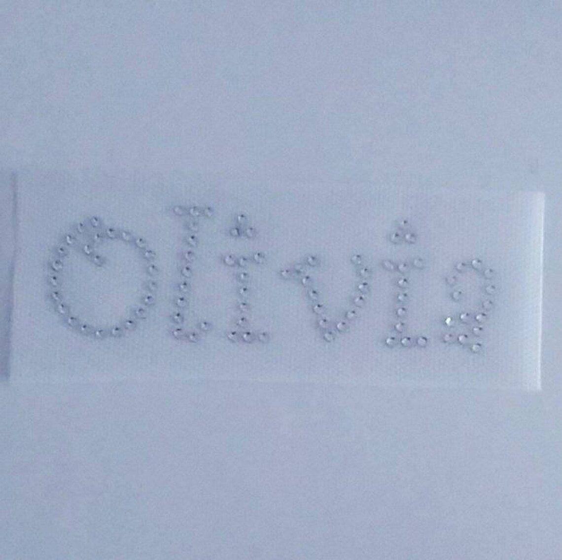 Personalized Name Appliqué, Custom Name Patch, Rhinestone Name, 1.5 ...