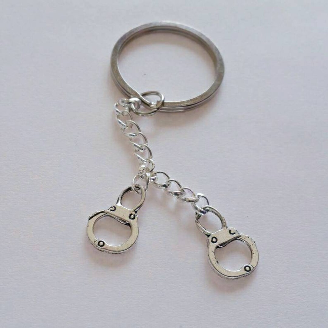 Hand Cuff Keychain, Police Hand Cuffs Keychain, Hand Cuff Zipper Pull ...