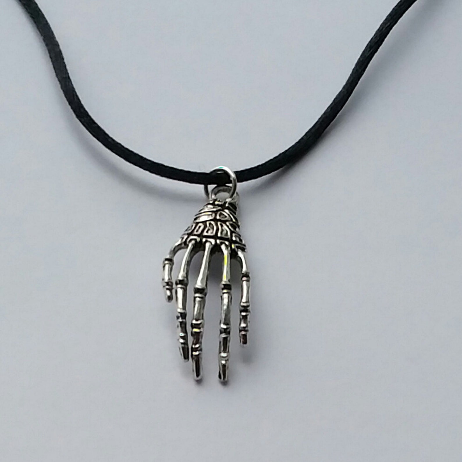 Skeleton Hand Pendant Necklace Anatomical Hand Pendant | Etsy