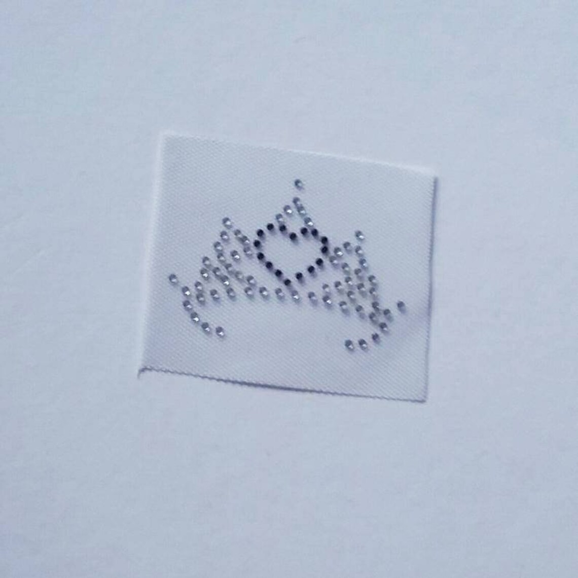 Princess Heart Tiara Appliqué, Crystal Tiara Rhinestone Iron On ...