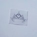Princess Heart Tiara Appliqué, Crystal Tiara Rhinestone Iron On ...