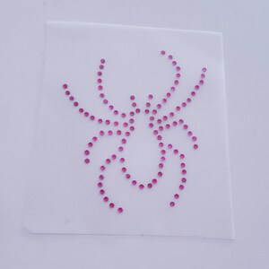 Spider Appliqué, Spider Rhinestone Transfer, Arachnid Iron On ...