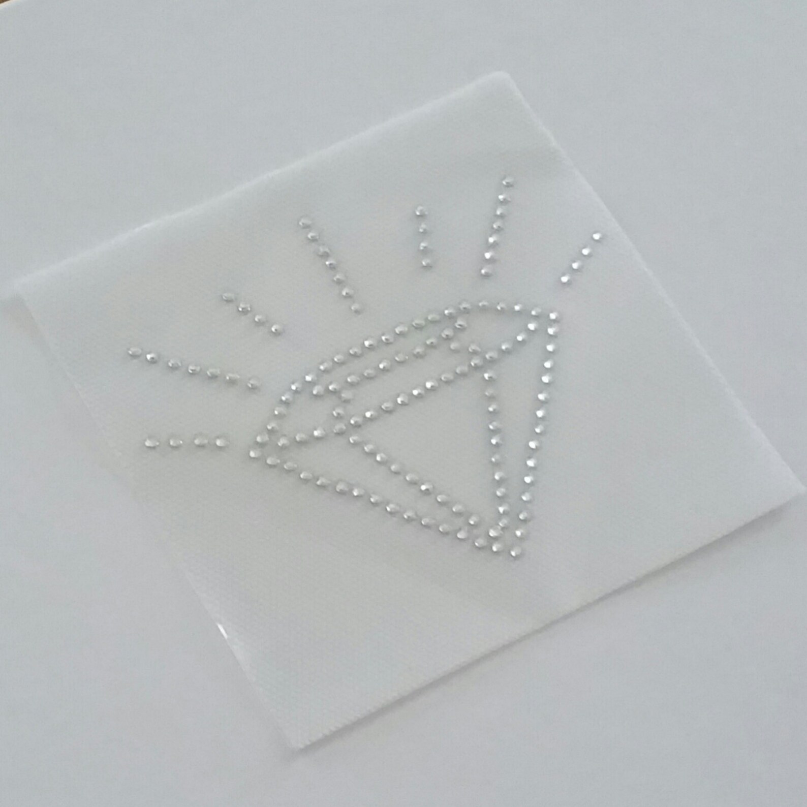 Diamond Appliqué Diamond Bling Diamond Shaped Rhinestone | Etsy