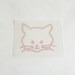 Cat Face Appliqué, Cat Face Rhinestone Transfer, Kitty Cat Iron on ...