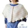 Crochet Cape Capelet Pattern: Easy Poncho Shawl (PDF Download) - Etsy