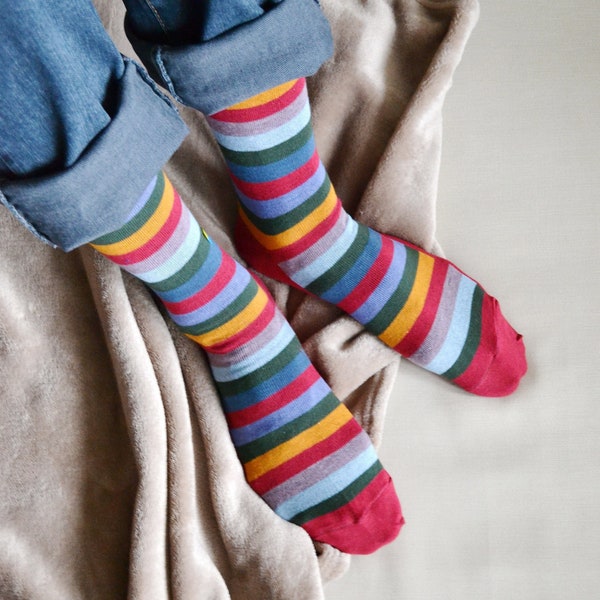 Colorful Socks - Etsy
