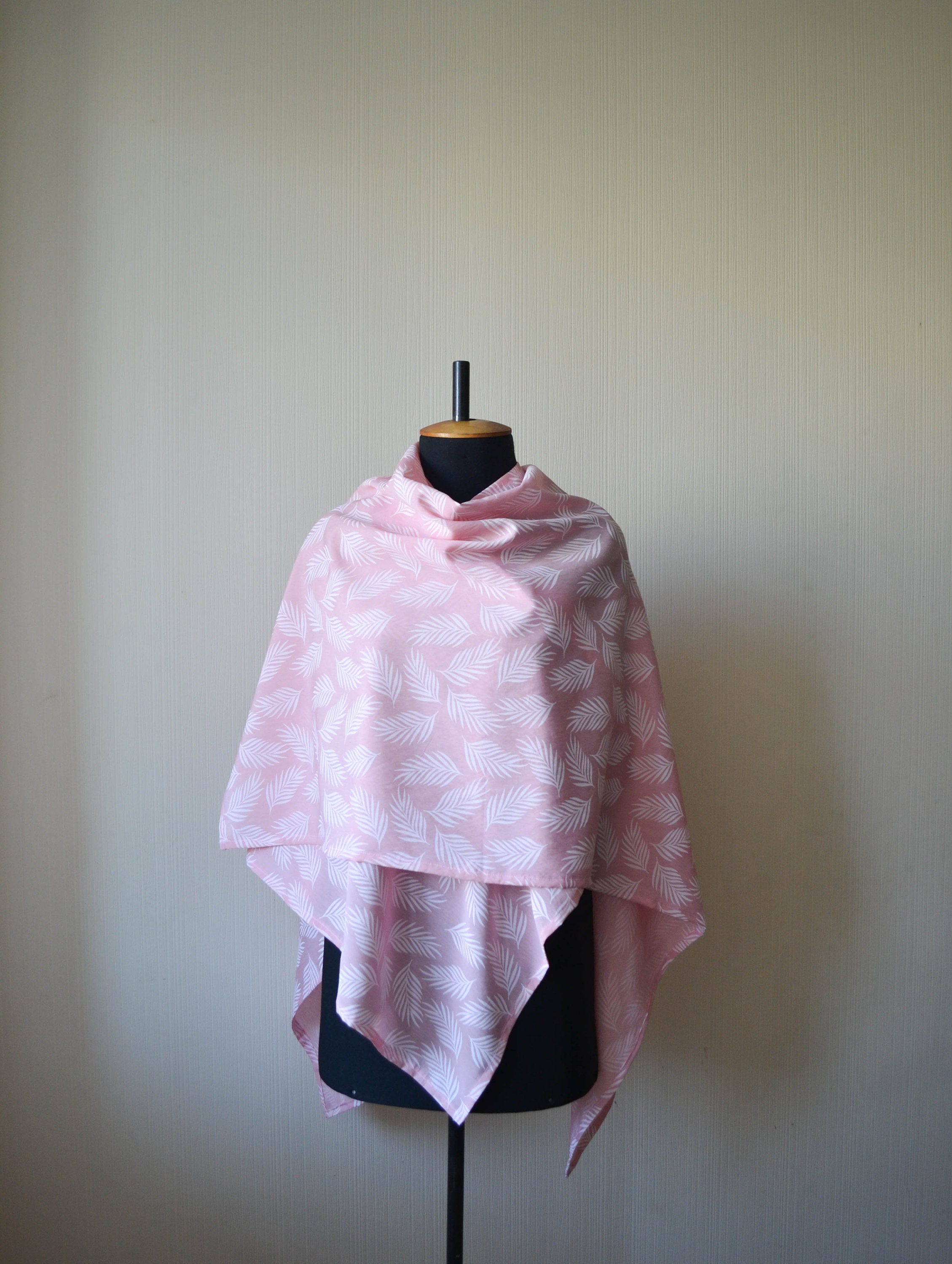 Summer ruana shawl wrap Pink white ruana Cotton ruana women | Etsy