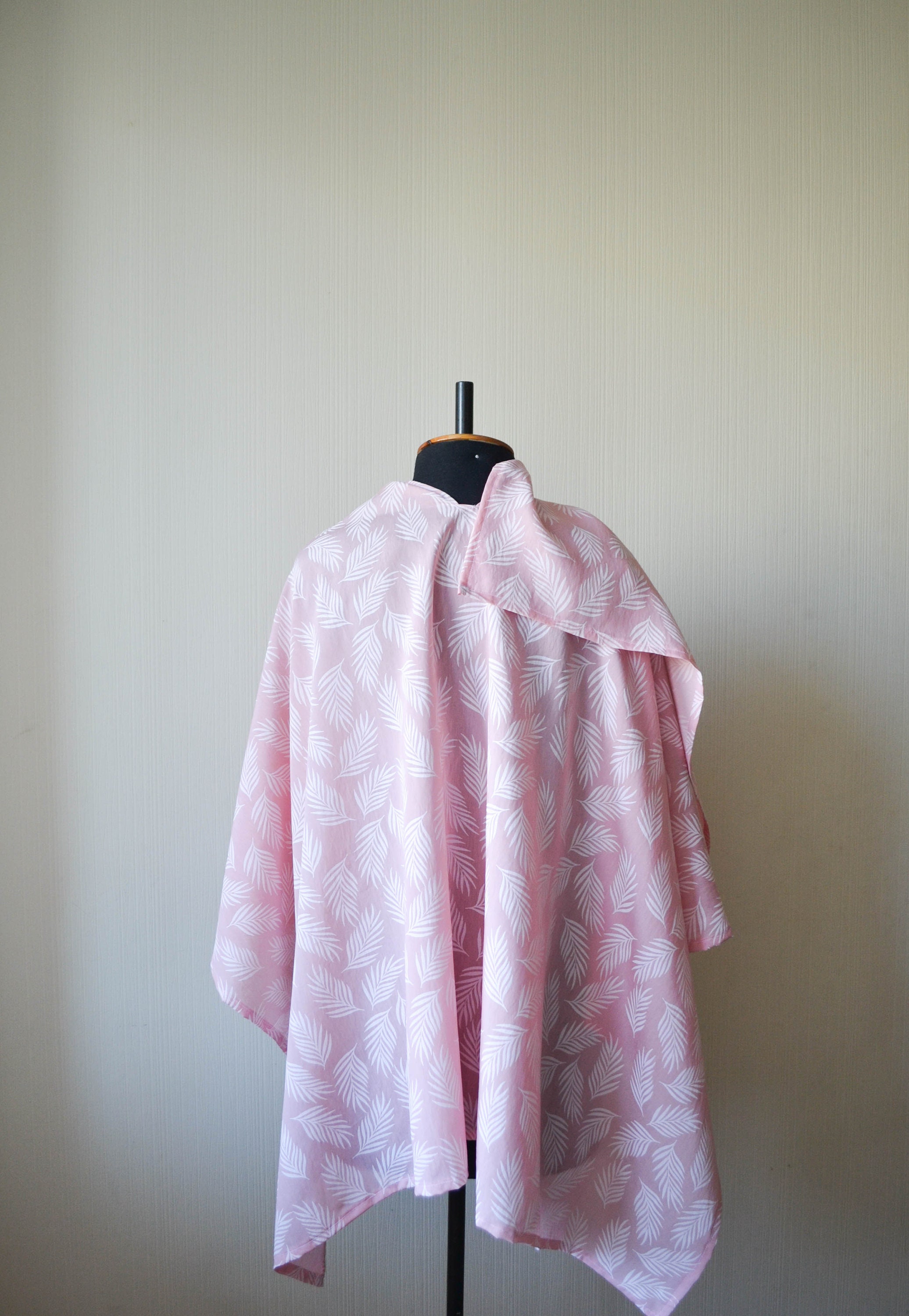 Summer ruana shawl wrap Pink white ruana Cotton ruana women | Etsy