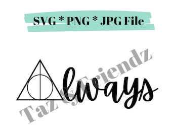 Deathly Hallows Svg - Etsy