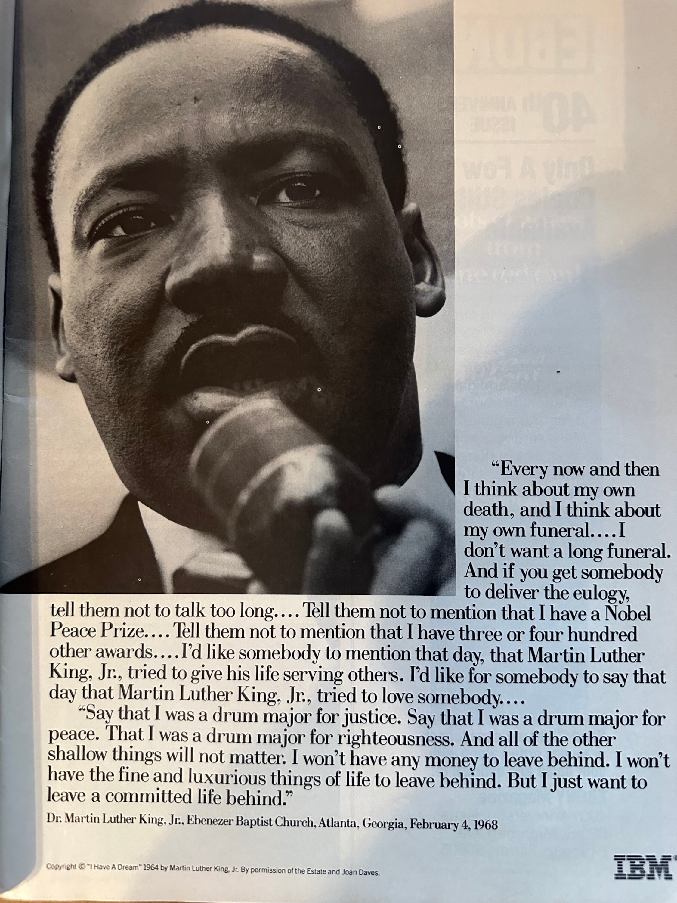 Vintage Jet Magazine January 1986 Special Edition: the Living King ...