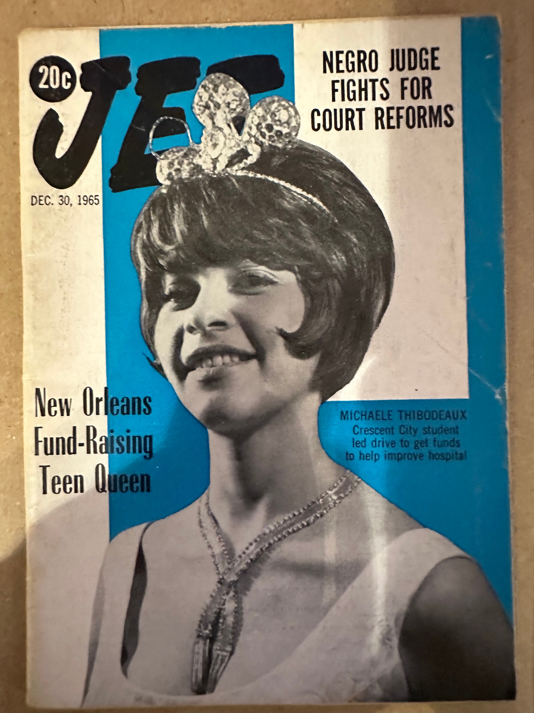 Vintage Jet Magazine Pocket Size Dec 1965 New Orleans Fund-rasing Teen ...
