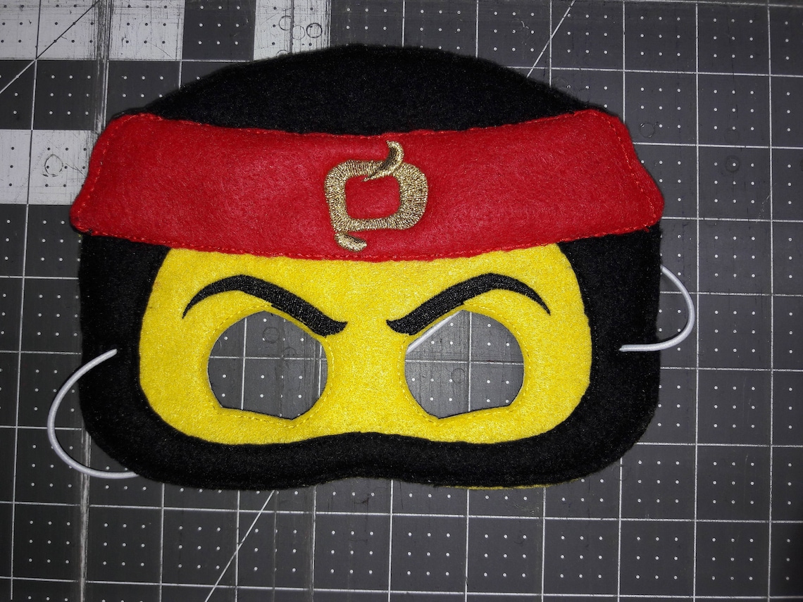 NEW Ninjago Masks Kai Nya Zane Lloyd Zane Cole Jay - Etsy Canada