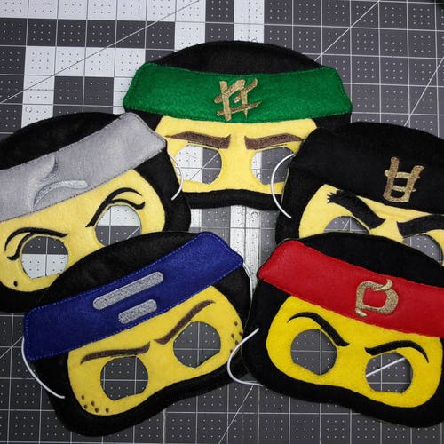 NEW Ninjago Masks Kai Nya Zane Lloyd Zane Cole Jay - Etsy