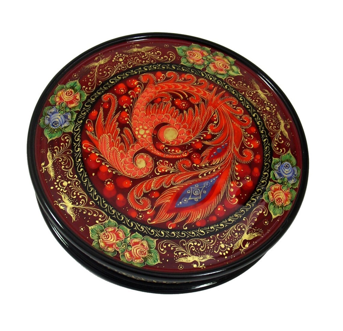 Kholui Russian Lacquer Box FIREBIRD 4127 - Etsy