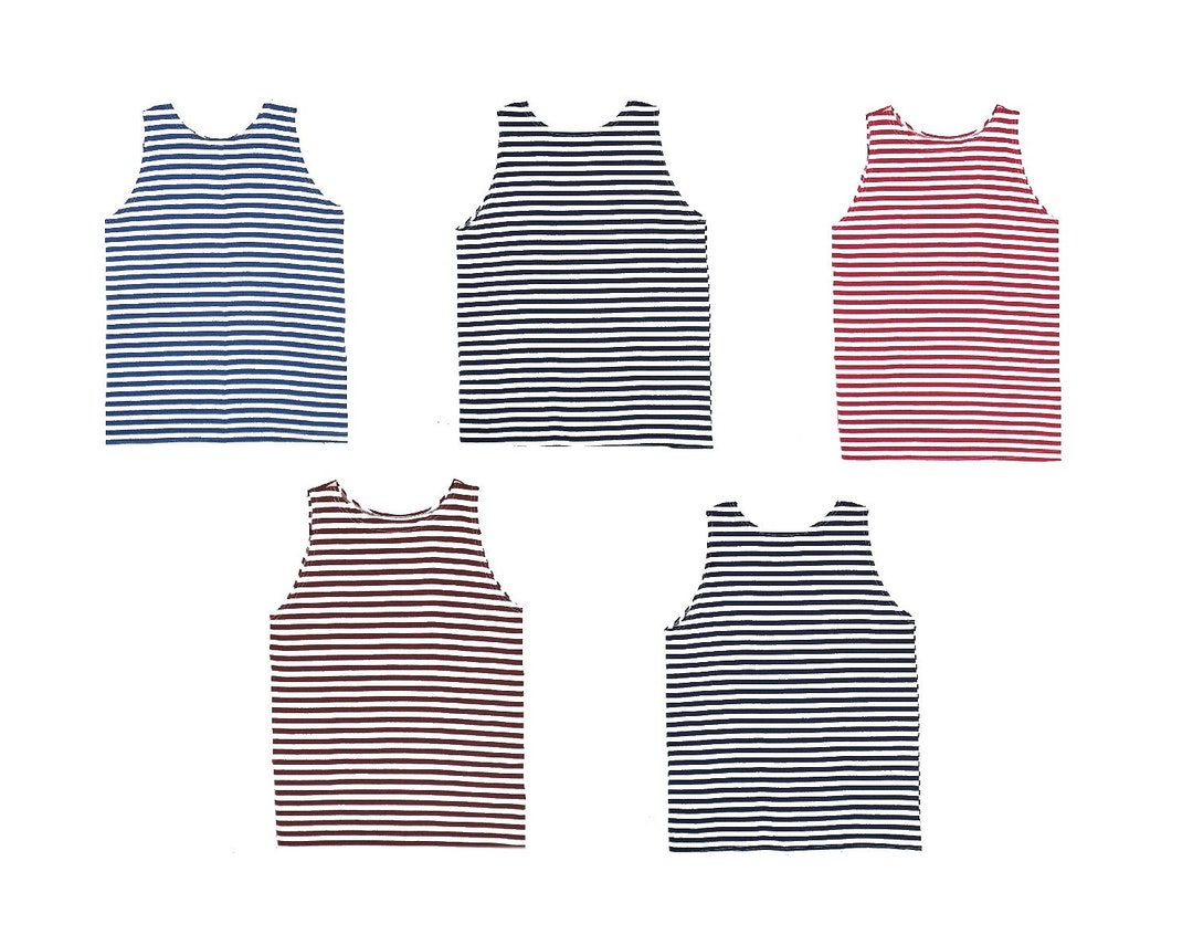 Striped TANK TOP Russian USSR Soviet Military Uniform Marines - Etsy