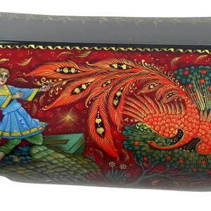 Kholui Russian Lacquer Box the FEATHER of the FIREBIRD #4079 - Etsy