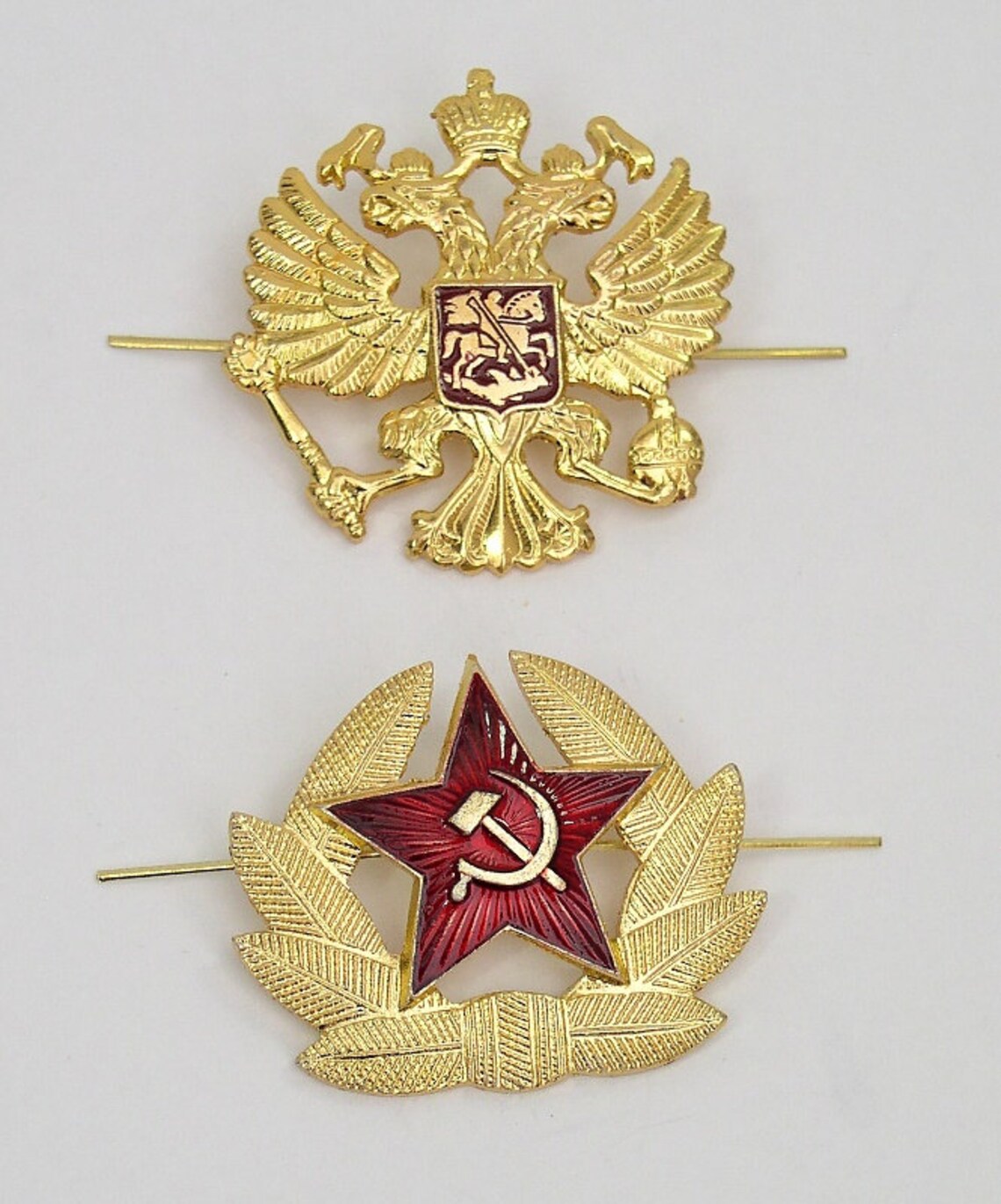 Russian Soviet Hat Pin Badges USSR Red Army Star & | Etsy