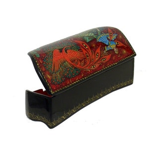Kholui Russian Lacquer Box the FEATHER of the FIREBIRD #4079 - Etsy
