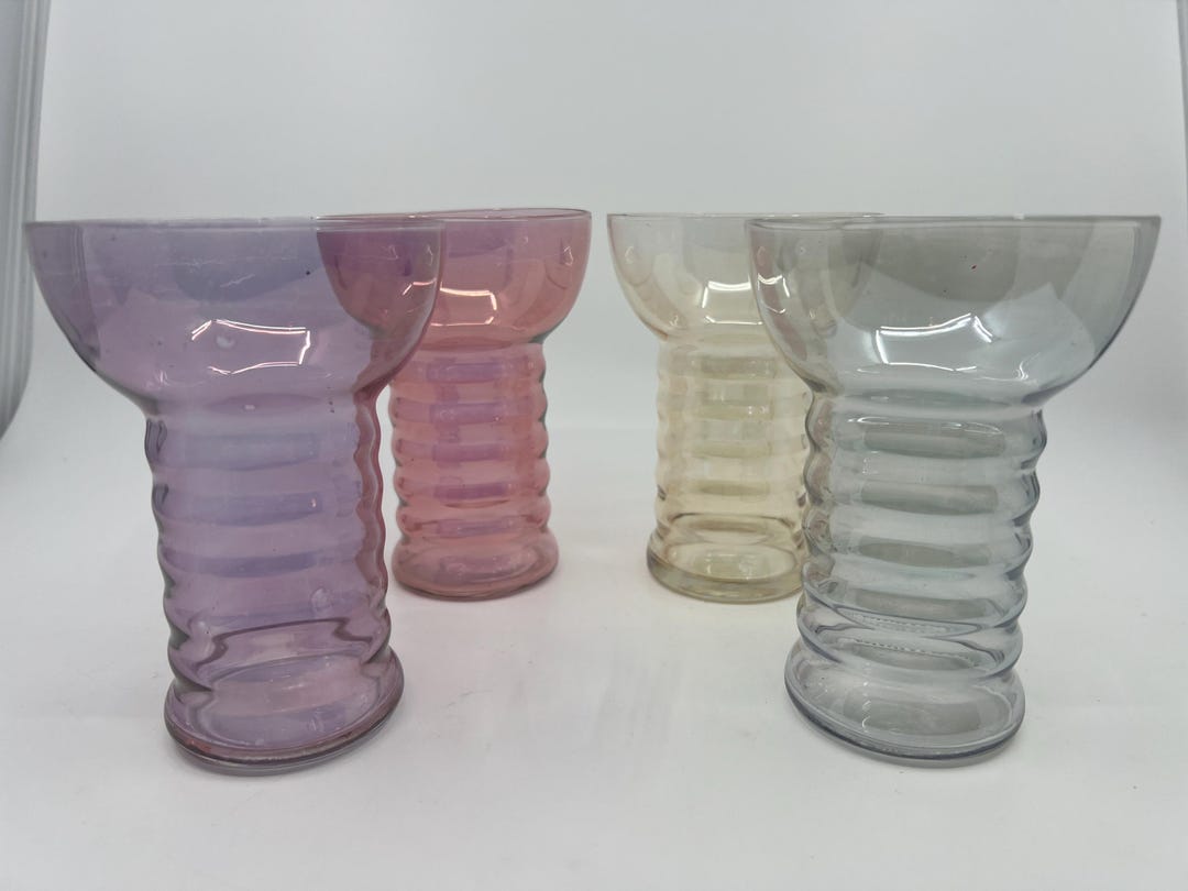 Dunbar “aramis” Iridescent 1930’s Art Deco Bar Glasses, Set of 4 - Etsy