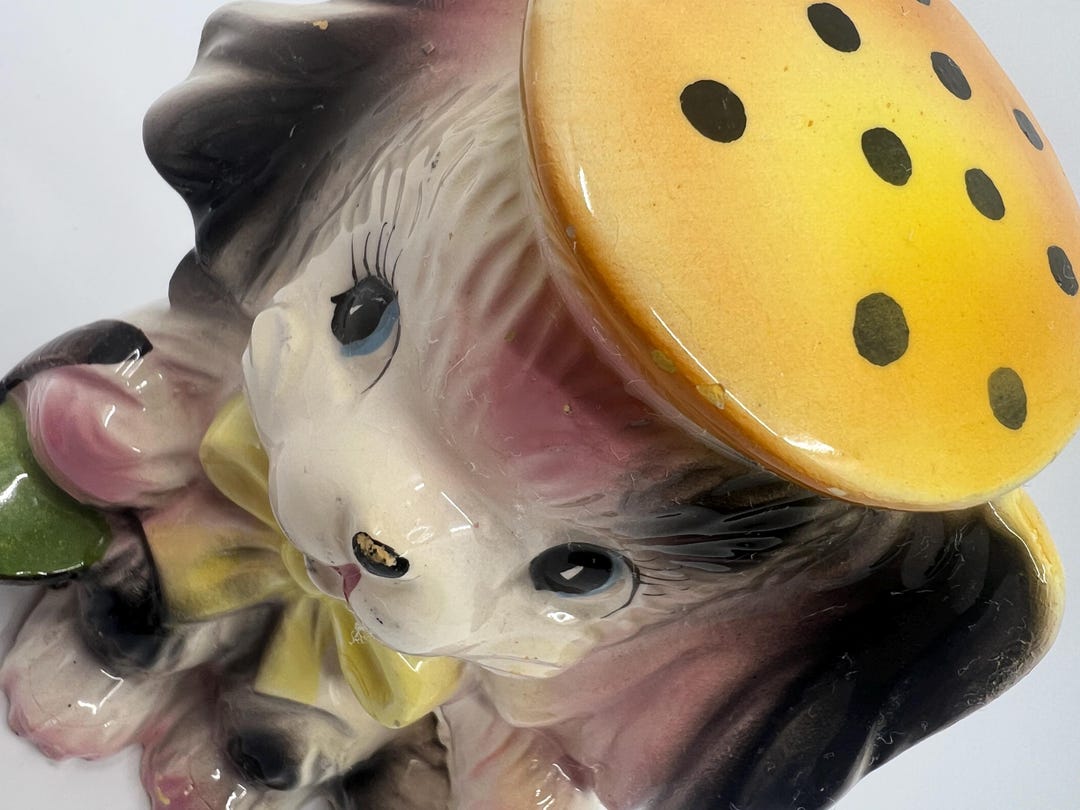 Vintage Japanese Kitsch Dog Figurine Japanese 70s 60s Kitsch Style ...