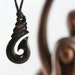 Horn Maori Hook Necklace Yoga Meditation Necklaces Black - Etsy