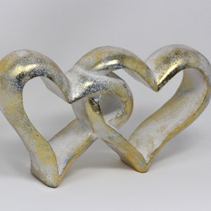 Two Hearts Wood Art - Etsy