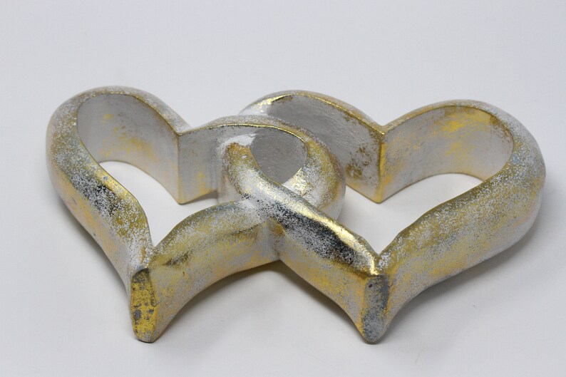 Two Hearts Wood Art - Etsy