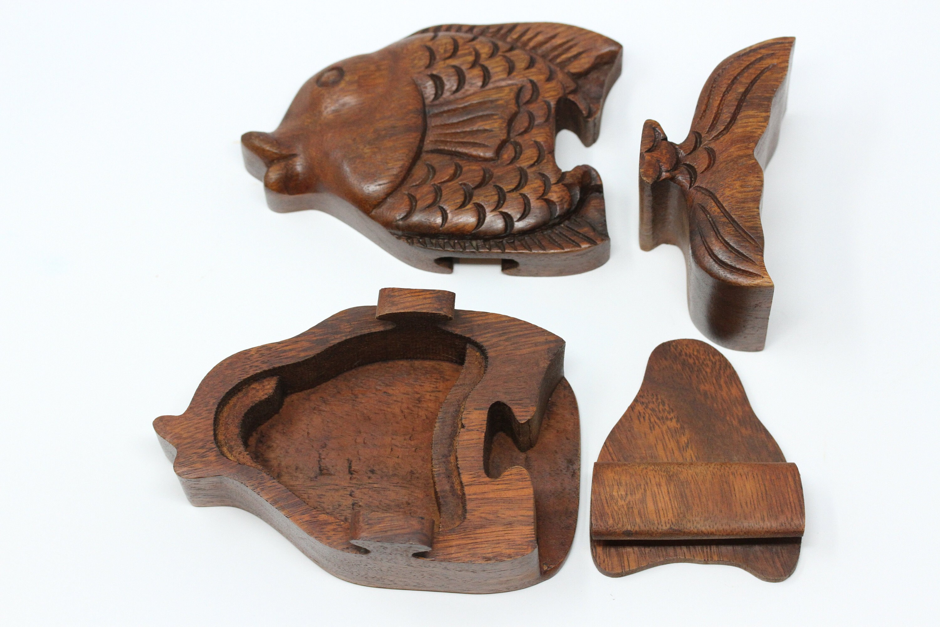 Koi Fish Wooden Puzzle Box - Etsy