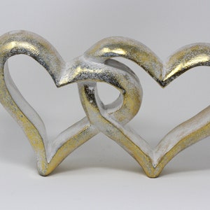 Two Hearts Wood Art - Etsy