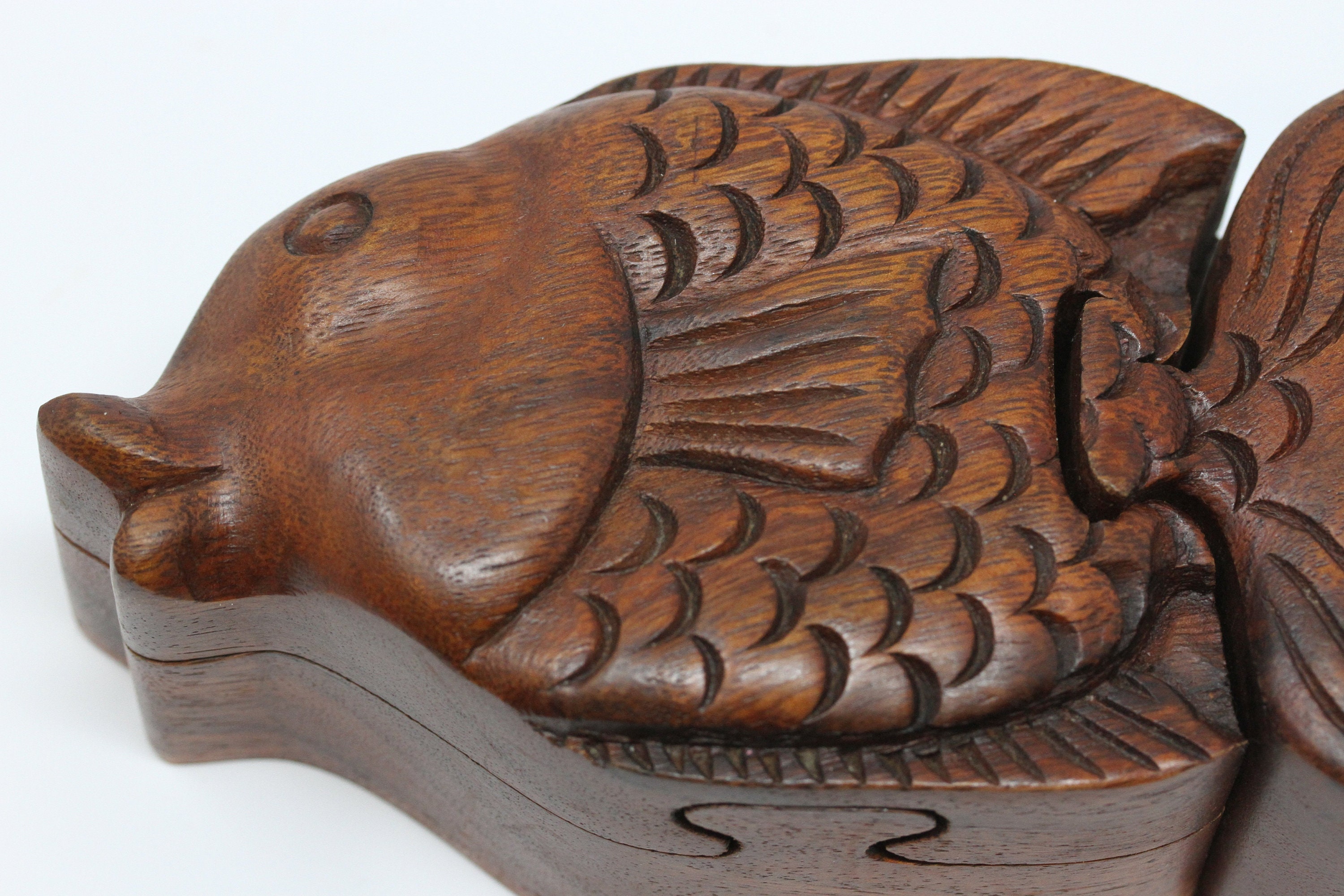 Koi Fish Wooden Puzzle Box - Etsy