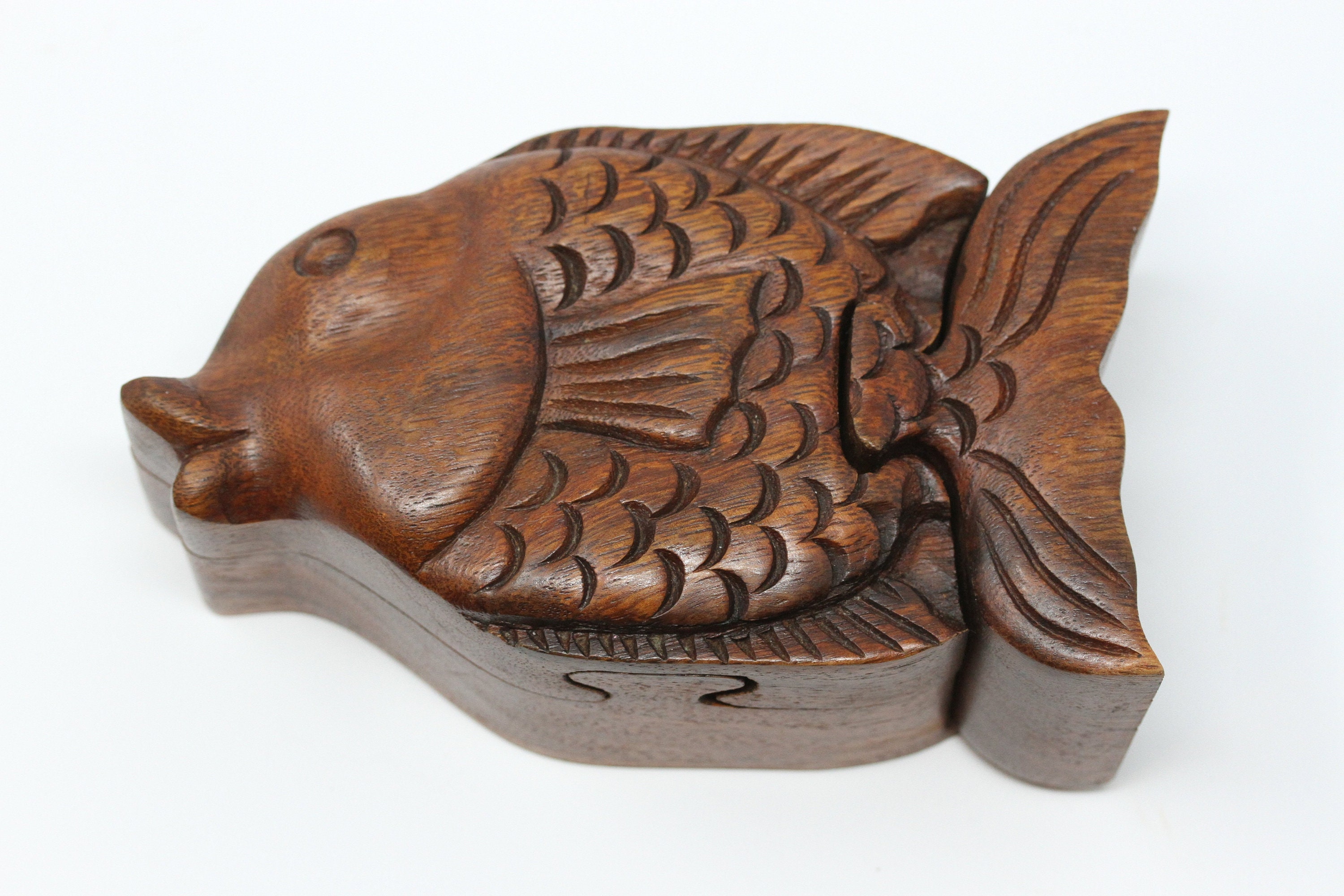 Koi Fish Wooden Puzzle Box - Etsy