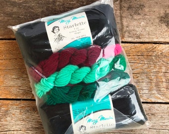 Vintage Mary Maxim Starlette Green 4 Ply Knitting Worsted | Etsy