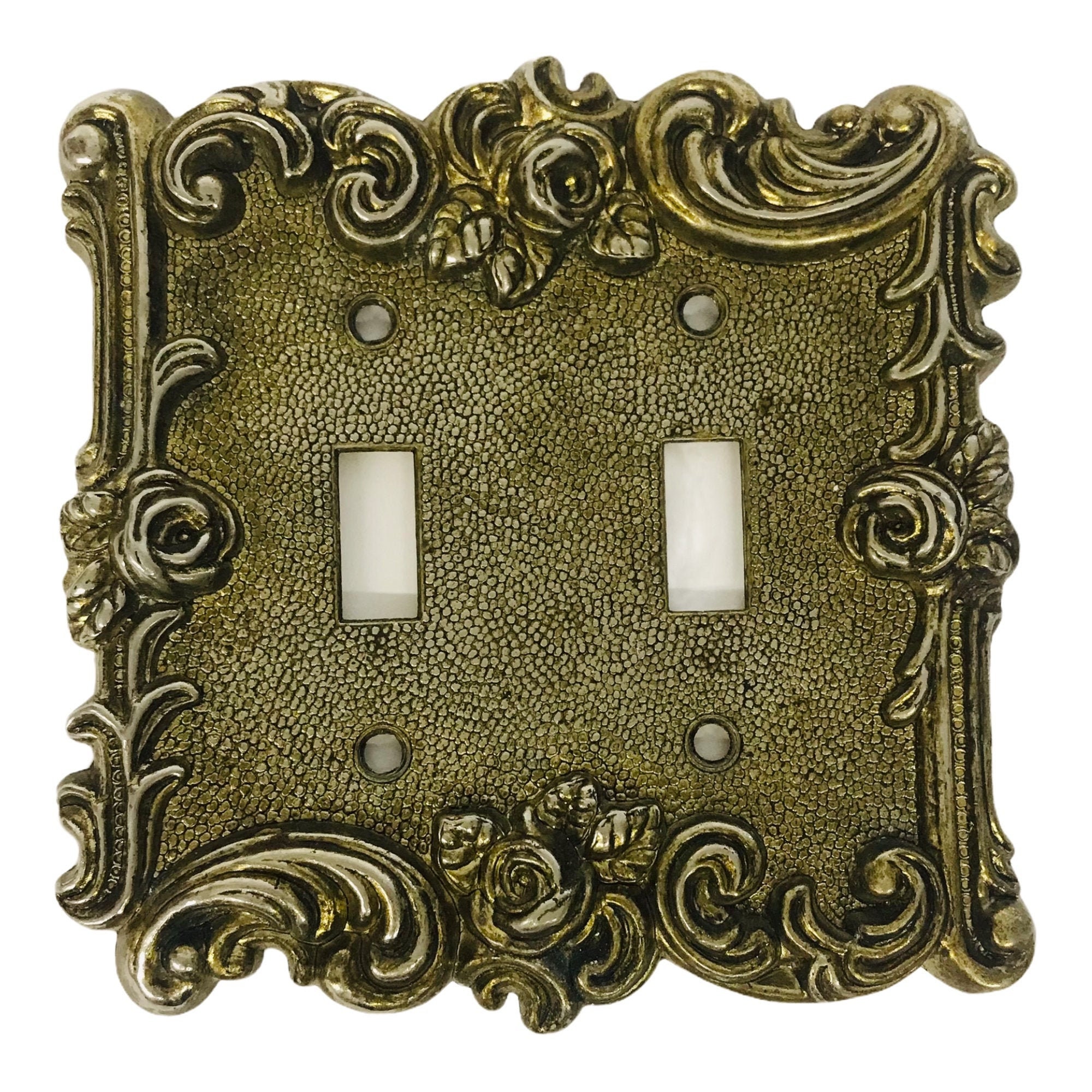 Metal Double Light Switch Plate Cover 1967 American Tack & | Etsy