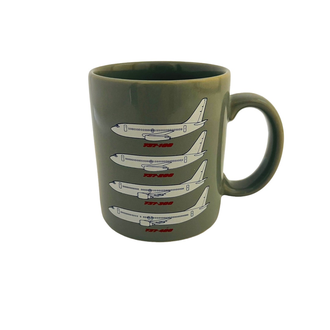 Boeing 737 Jet Airplanes Coffee Mug Aviations Collectible - Etsy