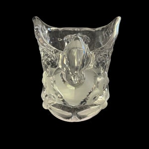 Gorham Cardinal Bird Votive Candle Holders Full Lead Crystal Glass Made ...