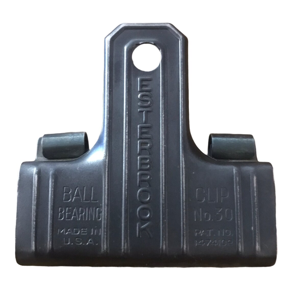 Esterbrook Ball Bearing Metal Bulldog Clips No. 30 and No. 20 and Hunt ...