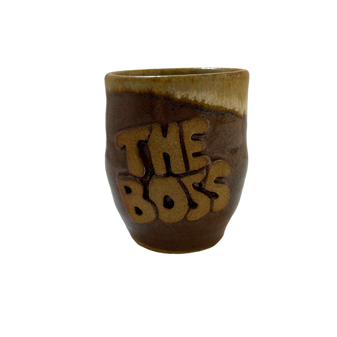 The Boss Stoneware Studio Art Pottery Mug - Etsy