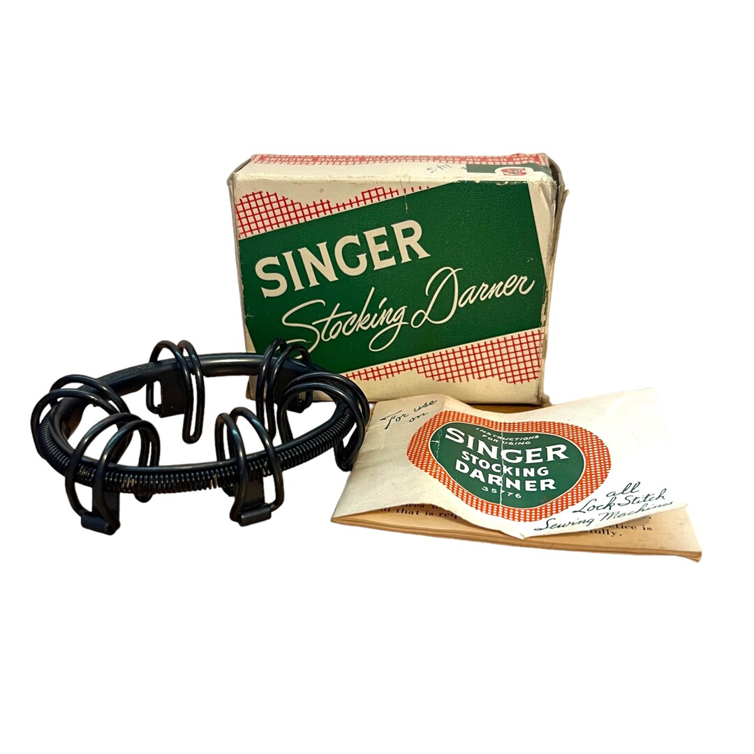 Singer Stocking Darner Sewing Attachment 35776 Vintage Accessory Fits ...