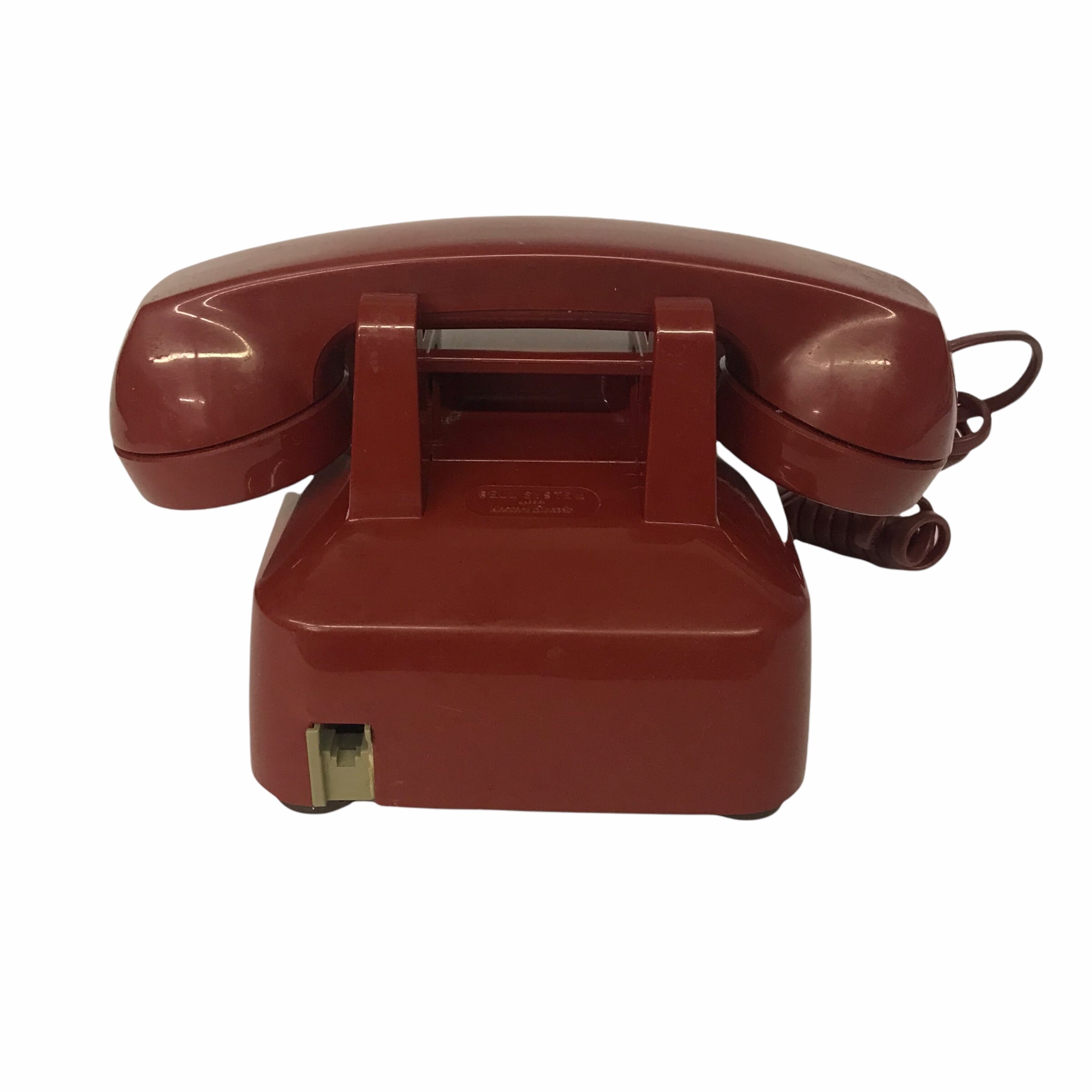 Bell System Western Electric Dark Red Rotary Dial Telephone | Etsy